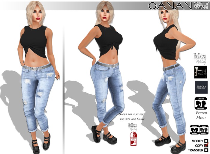 Second Life Marketplace Canan Outfit Kelqutino Demo