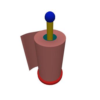 Second Life Marketplace - FULL PERM MESH Kitchen Paper Holder