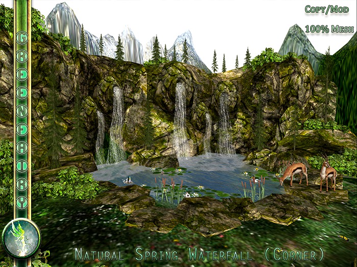 Second Life Marketplace - {GF} ~ Natural Spring Waterfalls