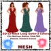 Second Life Marketplace - SQ-33-Neck Long Gown-3 Colors-Boxed