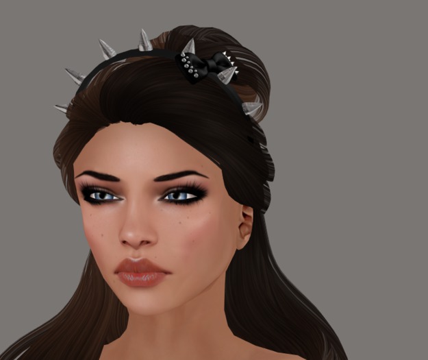 Second Life Marketplace - *An@rchy Ink* GACHA! Spiked Headband Black ...