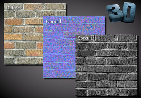 Second Life Marketplace - JU 2 Brick Wall Facade 002 3D Textures Full Perm