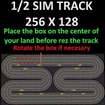 Second Life Marketplace - Drift Track 1/2 SIM REZZER v1.1 (BOXED)