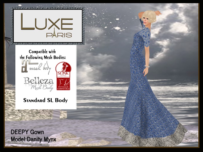 Second Life Marketplace - LUXE Paris DEEPY Gown