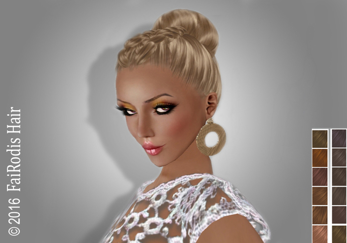 Second Life Marketplace - FaiRodis Augusta hair light shaten DEMO