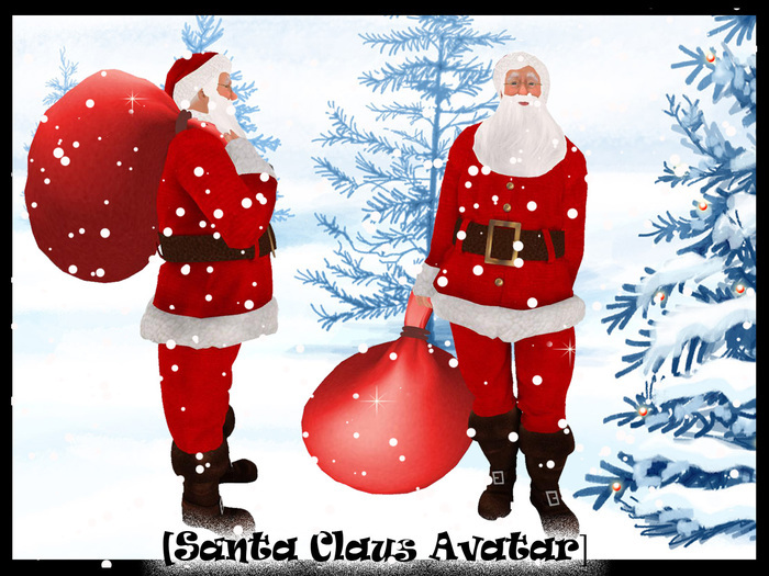 Second Life Marketplace - Santa Claus Avatar - Christmas Avatar - Santa ...