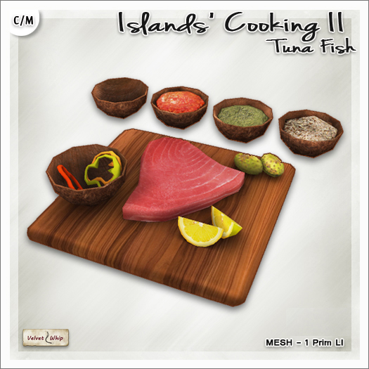 Second Life Marketplace - [V/W] Island's Cooking II: Tuna - Food Mesh ...