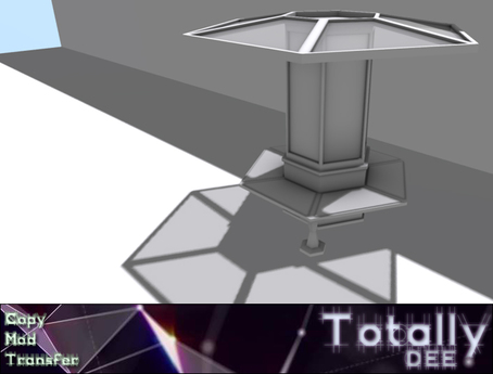 Second Life Marketplace - -TD- Hexa Bench Advertisement Pillar