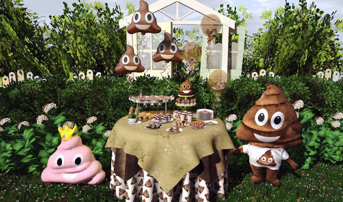 Second Life Marketplace - Aphrodite "Mr & Mrs poop"- Complete emoji ...