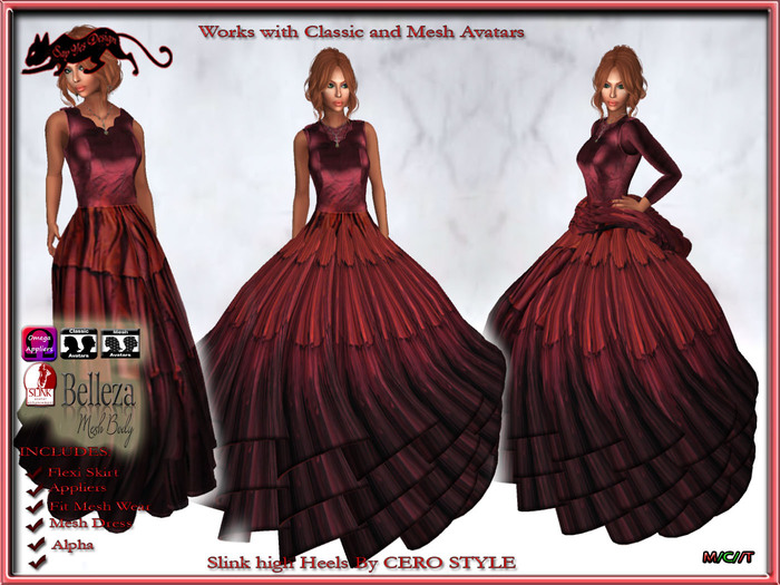 Second Life Marketplace - *SY* 2507 Madeline Dress Carton