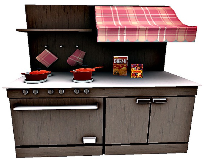 Second Life Marketplace - animated toy kitchen boxed