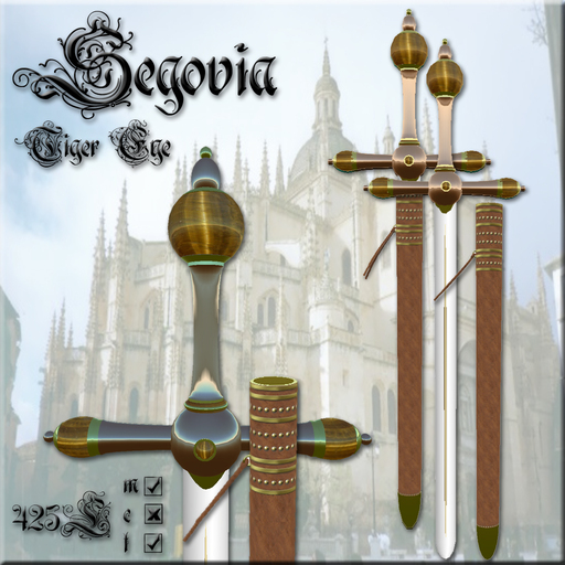 Second Life Marketplace - Segovia Tiger Eye Full Set