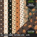 Second Life Marketplace - CLUTTER - Old 'Ween Fabric Textures Love - 12-PK