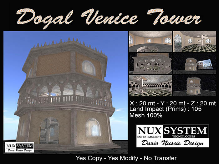 Second Life Marketplace - Dogal Venice Tower Box