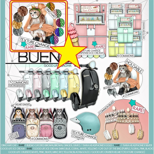 Second Life Marketplace - BUENO-Good Life Ice Cream Machine- White