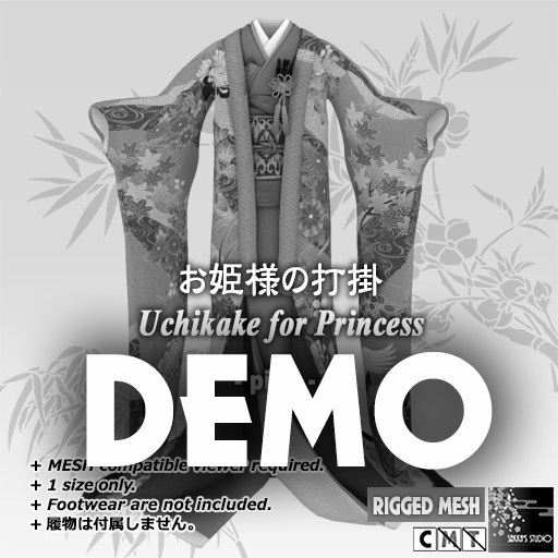 Second Life Marketplace - ~Ss~Uchikake { princess } outfit=DEMO=