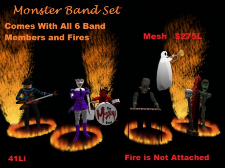 Second Life Marketplace - Frankenstein Keyboard Monster Band Member