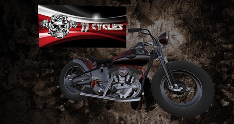 Second Life Marketplace - JJ CYCLES ~ Limited Edition Old Skool Bobber