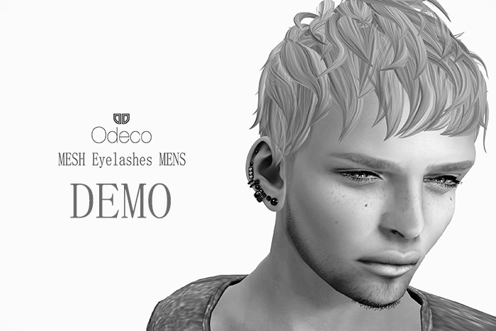Second Life Marketplace - ::Odeco::MESH Eyelashes MENS_DEMO