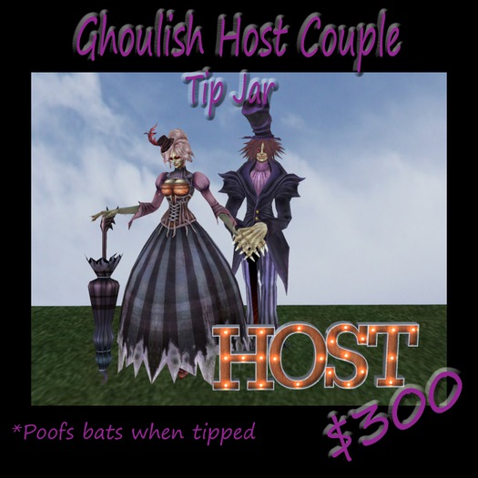 Second Life Marketplace - Ghoulish Host Couple Tip Jar
