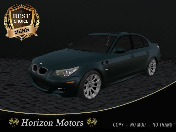 Second Life Marketplace - Beamer E60 M5 (Green) 99.99% MESH