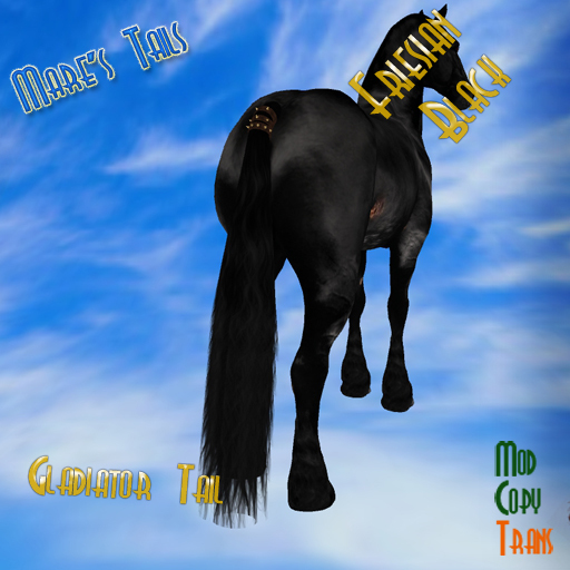 Second Life Marketplace - MT - Gladiator Tail (Boxed) Black