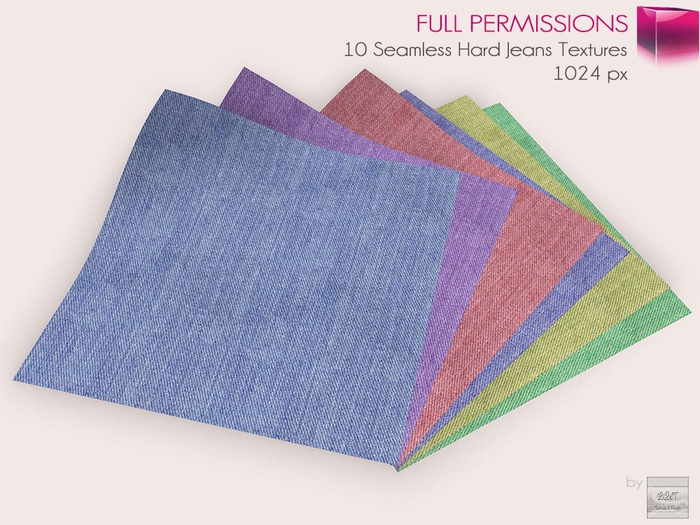 Second Life Marketplace - Full Perm MI 10 Seamless Hard Jeans Textures