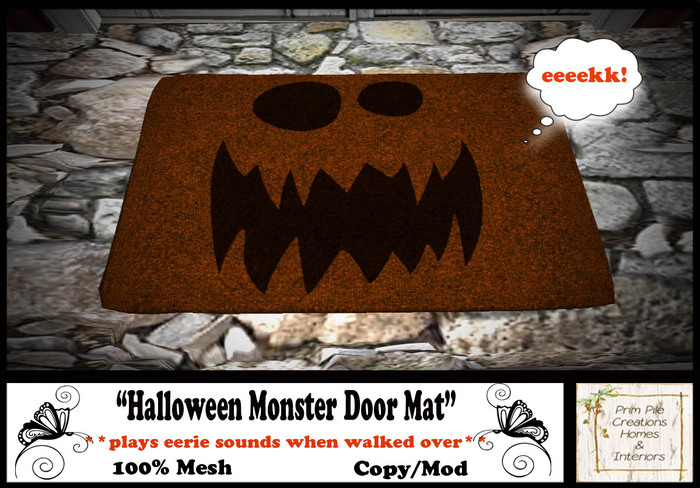 Second Life Marketplace - ~PPC~ Halloween Monster Door Mat
