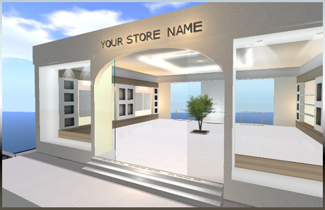 Second Life Marketplace - Concept Commercial Pop-Up Store