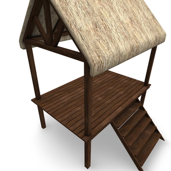 Second Life Marketplace - KK HOME - MESH TIKI HUT, BEACH HUT, LUAU HUT ...