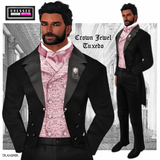 Second Life Marketplace - ::DBL:: Crown Jewel Tuxedo ~ Rose Quartz