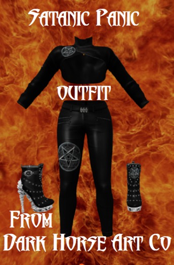 Second Life Marketplace - Satanic Panic Full Outfit