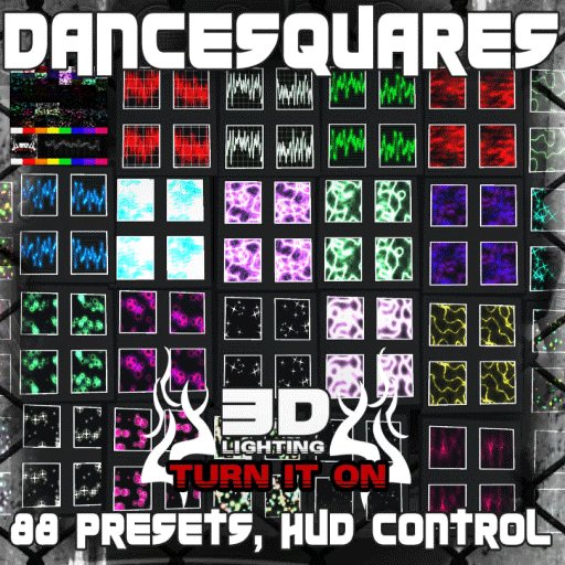 Second Life Marketplace - 3D Lighting - Dance Floor - Dance Squares