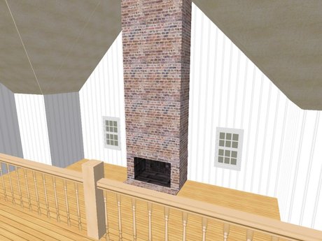 Second Life Marketplace - Four Gabled Cape Cod House - Buckland Blue