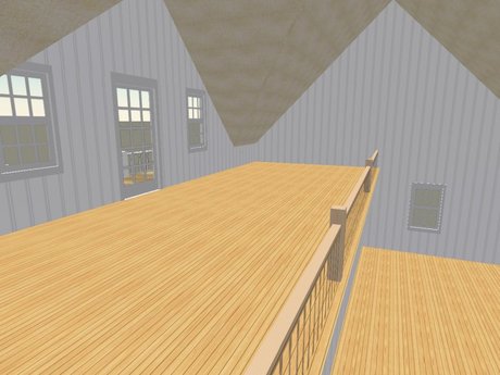 Second Life Marketplace - Four Gabled Cape Cod House - Buckland Blue