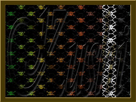 Second Life Marketplace - Skull Fishnet ALPHA Fabric Seamless Halloween ...