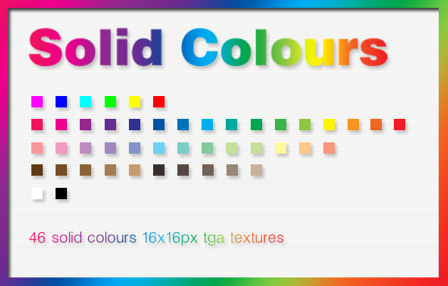 Second Life Marketplace - Plain color textures, color your house ...