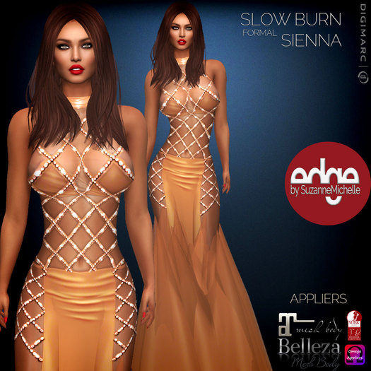 Second Life Marketplace - Wild Orchid Edge: Slow Burn Formal SIENNA inc Appliers