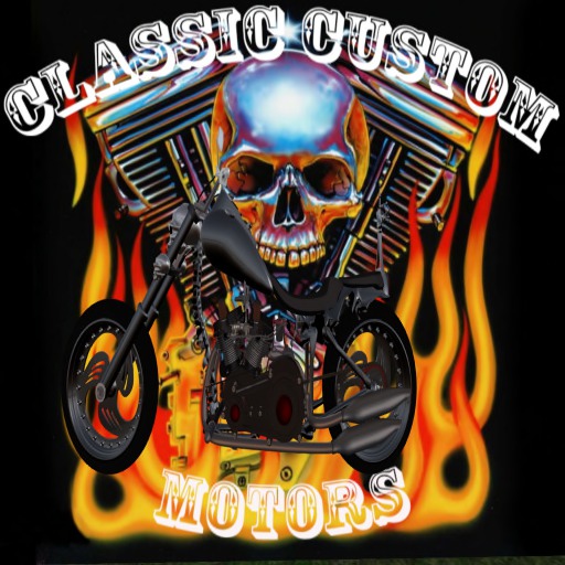 Second Life Marketplace - Black Skull Bike