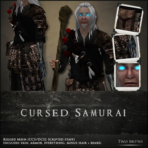 Second Life Marketplace - Two Moons - Cursed samurai [BOXED]