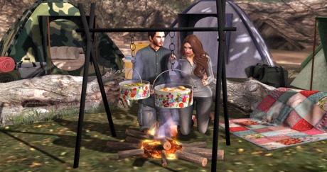 Second Life Marketplace - Aphrodite "Family Fun" Complete Camping Set ...