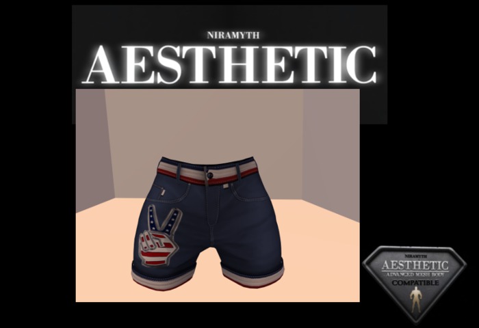 Second Life Marketplace - Aesthetic Shorts Peace