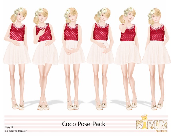 Second Life Marketplace - Kirin Poses - Coco Pose Pack