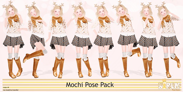 Second Life Marketplace - Kirin Poses - Mochi Pose Pack