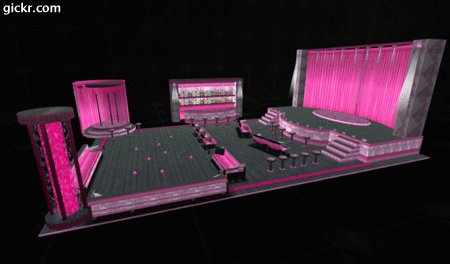 Second Life Marketplace - 3D Lighting Ballroom [Pink2 Set] - Dance Club