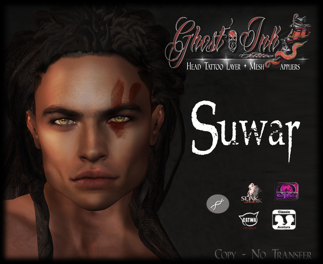 Second Life Marketplace - Face Tattoo :: Suwar :: War Paint