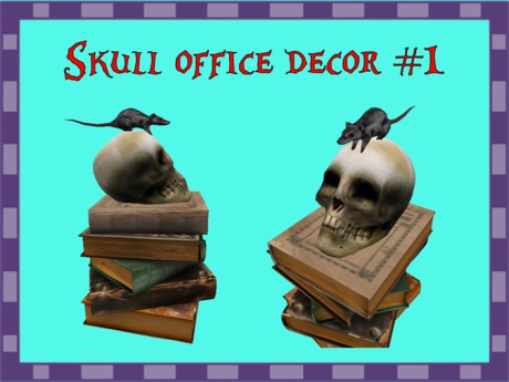 Second Life Marketplace - Skull office decor #1