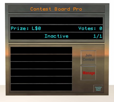 Second Life Marketplace - CobraTech Contest Board Pro - (Double Pack)