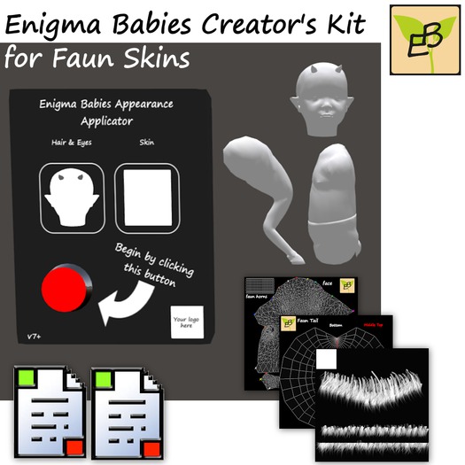 Second Life Marketplace - Enigma Babies Creator's Kit - Faun Skins