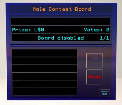 Second Life Marketplace - CobraTech Contest Board Pro - (Double Pack)